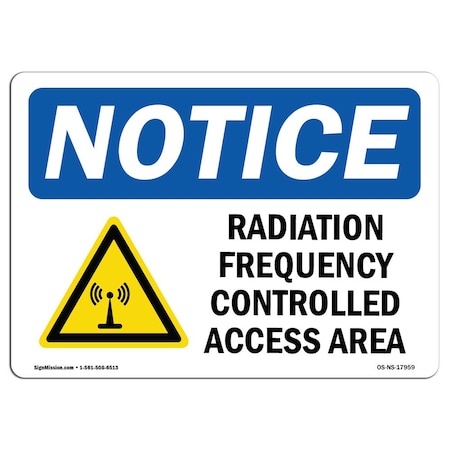 Signmission Sign, 18" H, 24" W, Aluminum, Radio Frequency Controlled ...