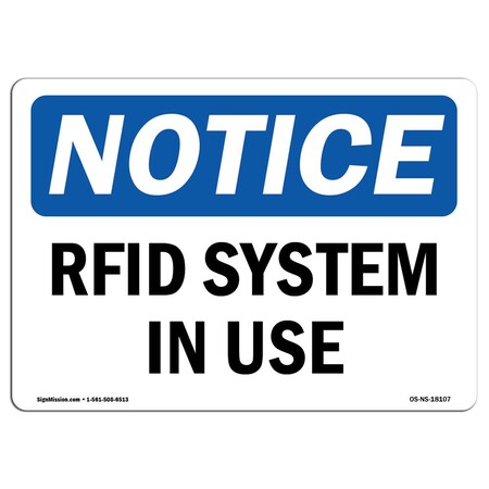 Signmission Safety Sign, OSHA Notice, 10" Height, Aluminum, Rig-Up Crew ...