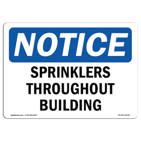 Signmission Safety Sign, OSHA Notice, 10" Height, Rigid Plastic ...