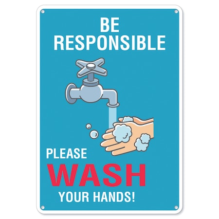 Signmission Safety Sign, OSHA Notice, 12" Height, Rigid Plastic, Be ...