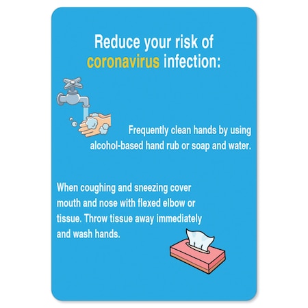 Signmission Public Safety Sign, Reduce Your Risk, 24in X 36in Decal, 36 ...