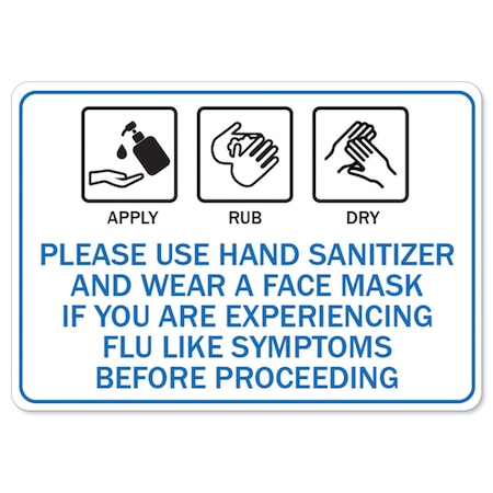 Signmission Safety Sign, OSHA Notice, 7" Height, Aluminum, Apply Rub ...