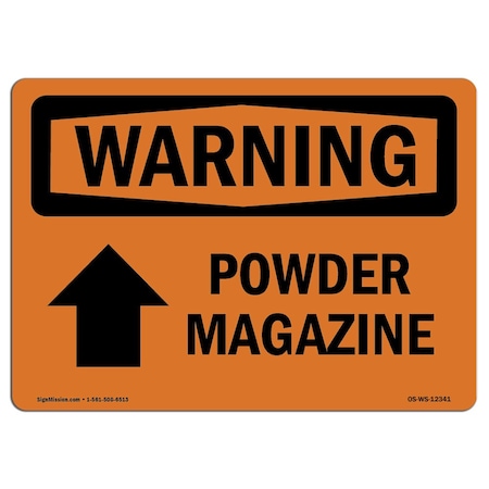 Signmission Safety Sign, OSHA WARNING, 10" Height, Rigid Plastic ...