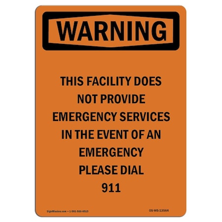Signmission Safety Sign, OSHA WARNING, 14" Height, Aluminum, This ...