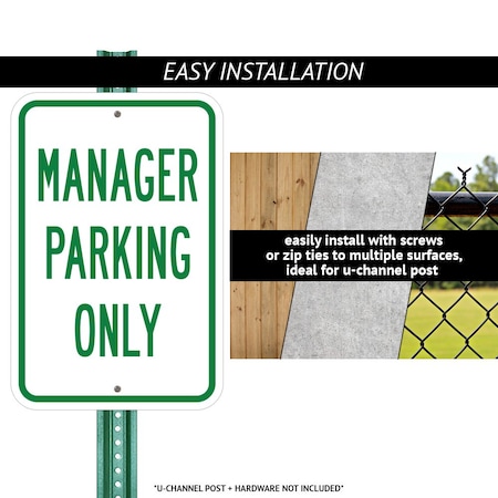 Signmission Visitor Parking With Right Arrow Heavy-Gauge Aluminum Sign ...