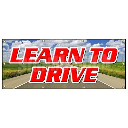 Signmission LEARN TO DRIVE BANNER SIGN scuba diving gear instructors ...