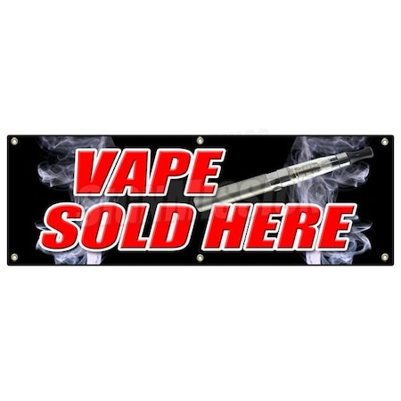 Signmission VAPE SOLD HERE BANNER SIGN vapor pen liquid flavors smoke ...
