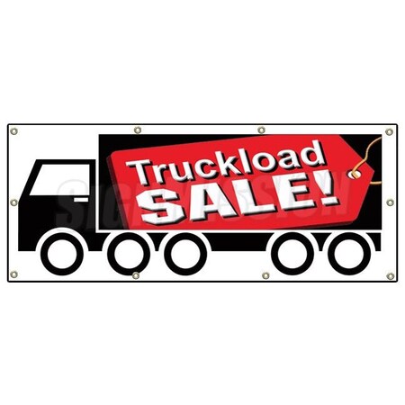 Signmission TRUCKLOAD SALE BANNER SIGN save big sale trailer load huge ...