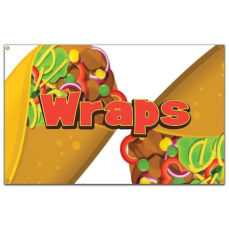 Signmission Wraps Banner Concession Stand Food Truck Single Sided B-96 ...