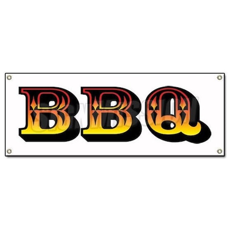 Signmission BBQ BANNER SIGN barbque bbq smoker ribs chicken cart signs ...