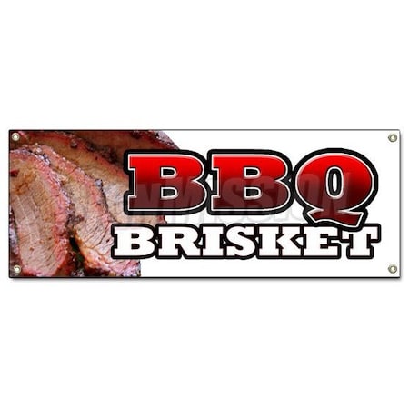 Signmission BBQ BRISKET BANNER SIGN slow cooked texas north carolina ...