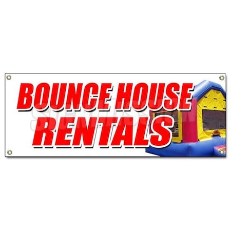 Signmission BOUNCE HOUSE RENTALS BANNER SIGN party photobooth ...