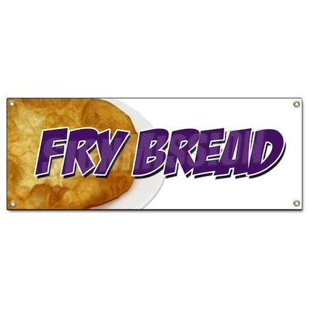 Signmission FRYBREAD BANNER SIGN fresh hot bakery indian fry bread taco ...