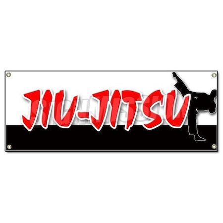 Signmission JIU-JITSU BANNER SIGN martial art karate self defense ...