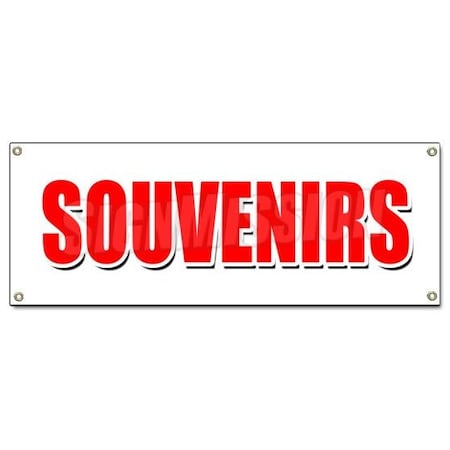Signmission SOUVENIRS BANNER SIGN memories discount gifts tourist visit ...