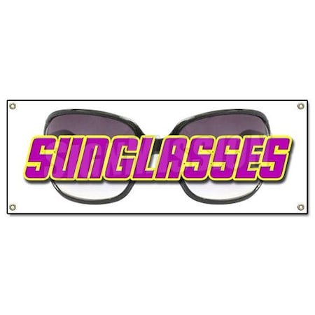 Signmission SUNGLASSES BANNER SIGN sunglass store sale signs sun ...