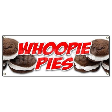 Signmission WHOOPIE PIES BANNER SIGN cake pie fresh baked dessert sweet ...