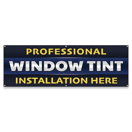 Signmission Professional Window Tint Installation Here Banner ...