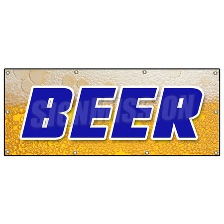 Signmission BEER BANNER SIGN brew beer beverage keg bar restaurant ...