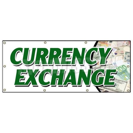 Signmission CURRENCY EXCHANGE BANNER SIGN best conversion rate fast low ...