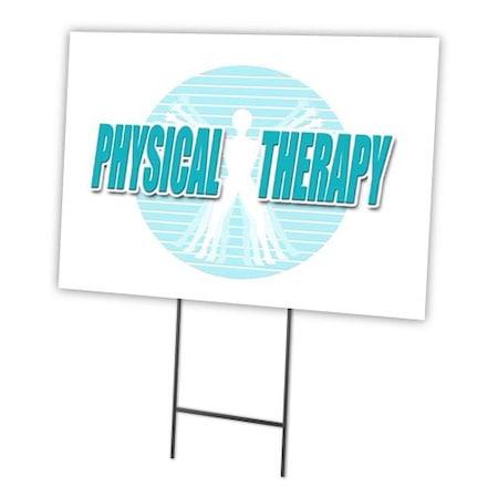 Signmission Physical Therapy Yard Sign & Stake outdoor plastic ...