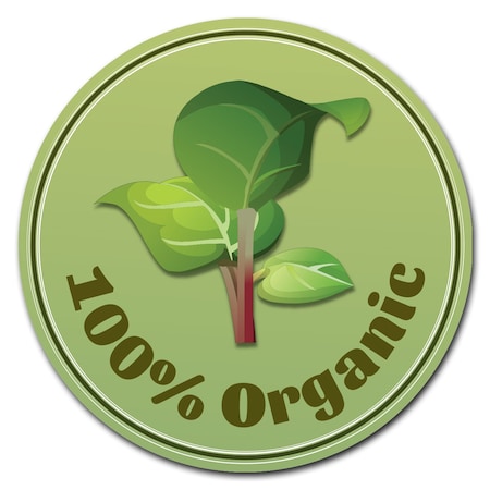 Signmission Farmers Market 100% Organic Circle Corrugated Plastic Sign ...