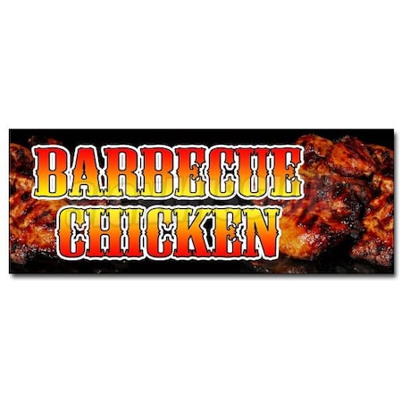 Signmission BARBECUE CHICKEN DECAL sticker smoked bbq grill Bar B Que ...