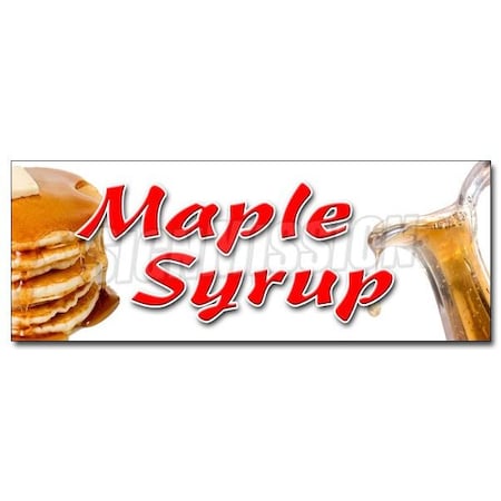Signmission MAPLE SYRUP DECAL sticker pancakes waffles Vermont new ...
