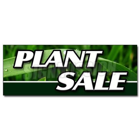 Signmission PLANT SALE DECAL sticker flowers florist landscaping bushes ...