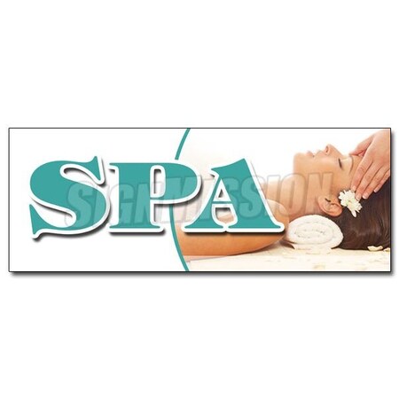 Signmission SPA DECAL sticker deep tissue swedish aromatherapy facial ...