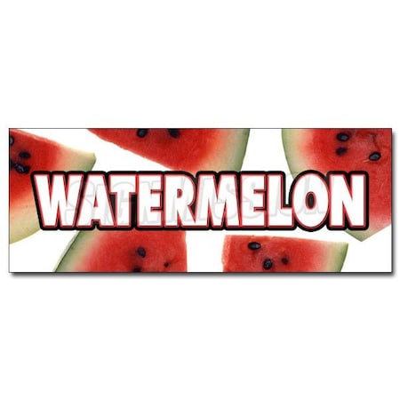 Signmission WATERMELON DECAL sticker fruit stand farmers market produce ...