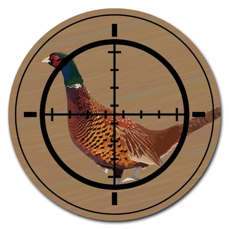 Signmission Pheasant Hunter Circle Corrugated Plastic Sign C-24-CIR-WS ...
