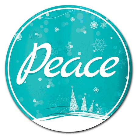 Signmission Peace Circle Corrugated Plastic Sign C-24-CIR-Peace 2 | Zoro