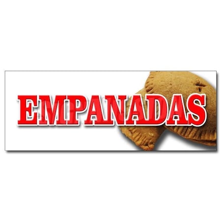 Signmission EMPANADAS DECAL sticker latin restaurant food meat chicken ...
