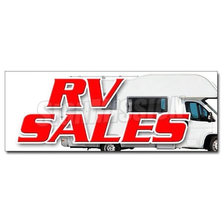 Signmission RV SALES DECAL sticker new used reconditioned motorhome ...