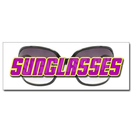 Signmission Safety Sign, 24 in Height, Vinyl, 9 in Length, Sunglasses D ...