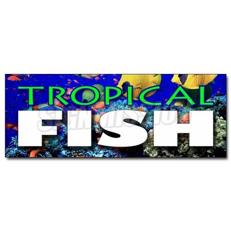 Signmission Safety Sign, 24 in Height, Vinyl, 9 in Length, Tropical ...