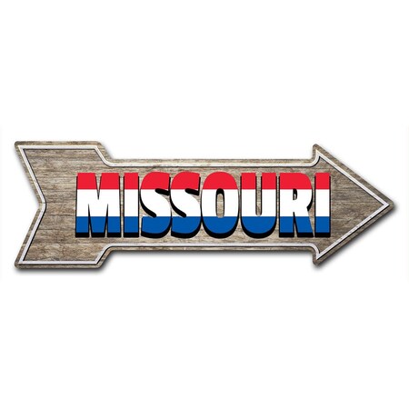 Signmission Missouri Arrow Decal Funny Home Decor 36in Wide D-A-12 ...