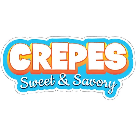 Signmission Crepes Decal Concession Stand Food Truck Sticker D-DC-16 ...