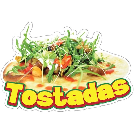Signmission Tostadas Decal Concession Stand Food Truck Sticker, D-DC-16 ...