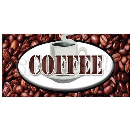 Signmission COFFEE Decal shop house sign cafe beans hot machine new ...