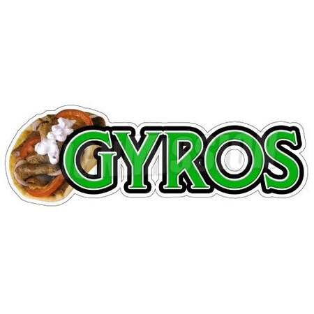 Signmission GYROS Concession Decal greek gyro sign lamb cart trailer ...