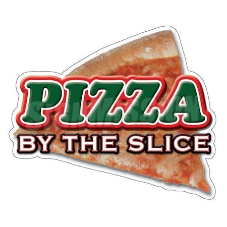 Signmission PIZZA BY SLICE Concession Decal restaurant cart trailer ...