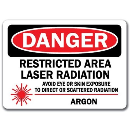Signmission Safety Sign, 14 in Height, Plastic, Radiation DS-Radiation ...