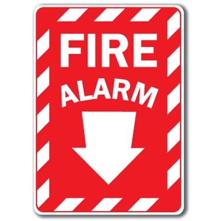 Signmission Safety Sign, 14 in Height, Plastic, 10 in Length, Fire ...