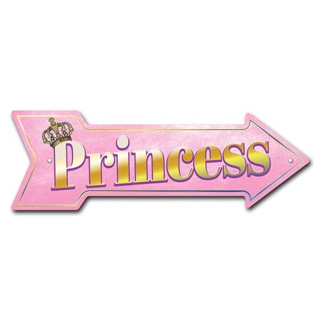 Signmission Princess Arrow Sign Funny Home Decor 24in Wide P-ARROW8 ...
