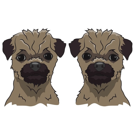 Signmission Pugapoo Dog Decal, Dog Lover Decor Vinyl Sticker D-24 ...