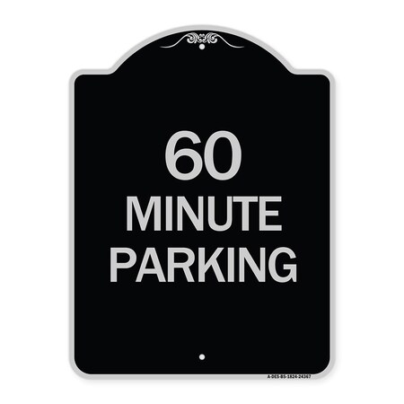 Signmission 60 Minute Parking Heavy-Gauge Aluminum Architectural Sign ...