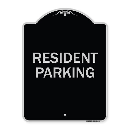Signmission Parking Resident Parking Heavy-Gauge Aluminum Architectural ...