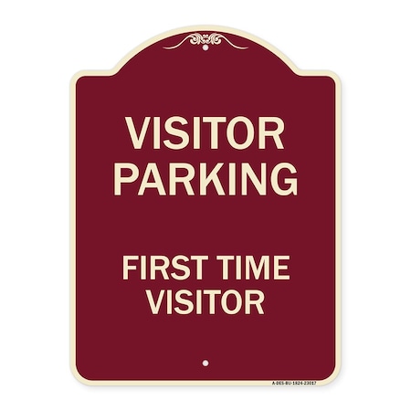 Signmission Reserved Parking Visitor Parking First Time Visitor Heavy ...
